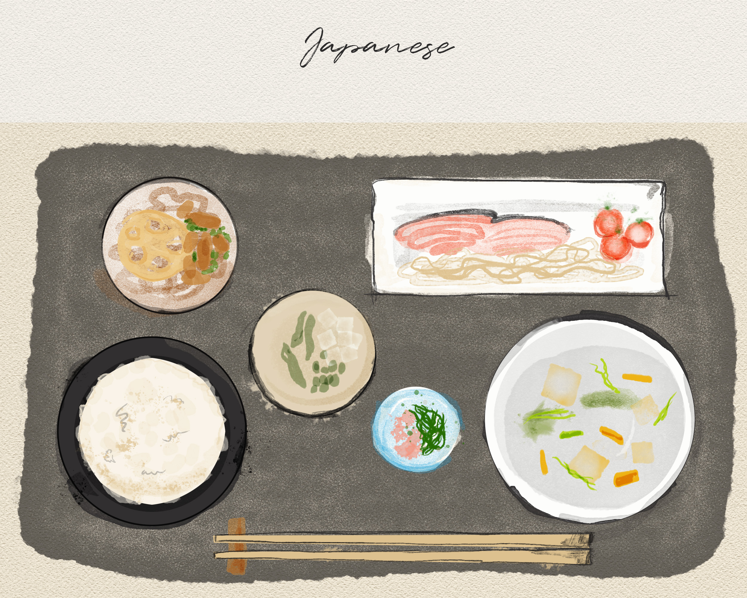 traditional place settings in Japan - Amica International